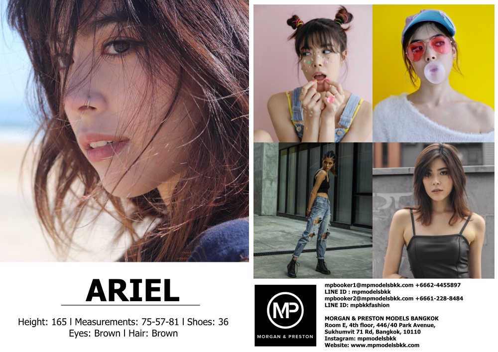 ARIEL | Model | Morgan & Preston Model Agency Bangkok