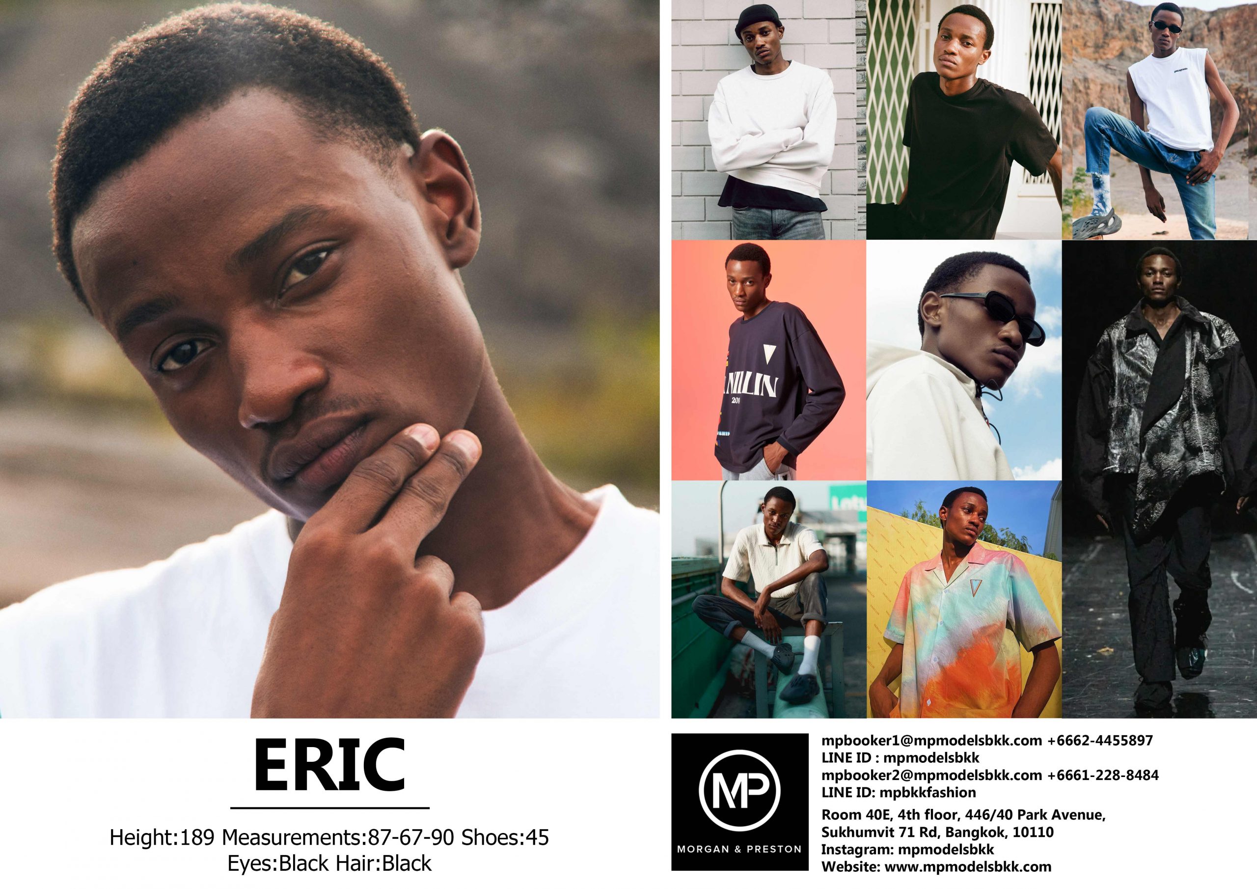 ERIC | Model | Morgan & Preston Model Agency Bangkok